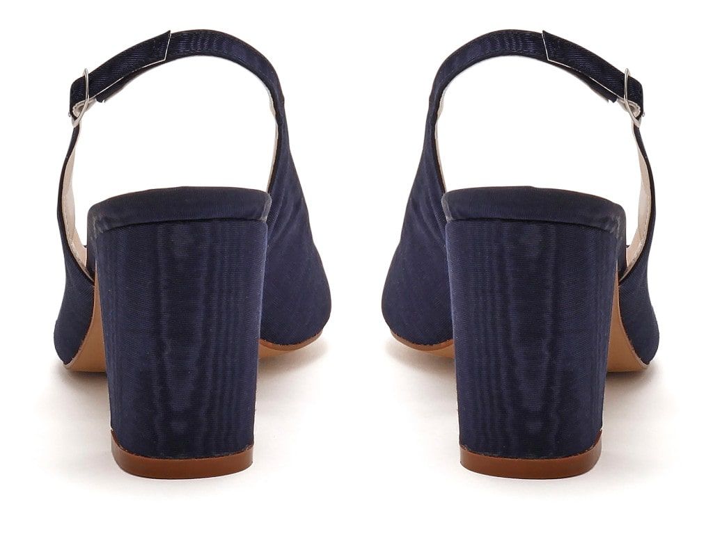 Faith - Wide Fit Navy Size 10 | Georgies Bridal Shoes