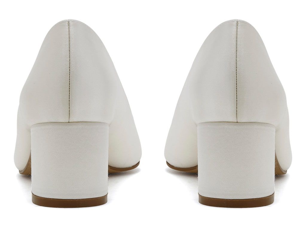 May - Low Heel Wedding Courts | Georgies Bridal Shoes